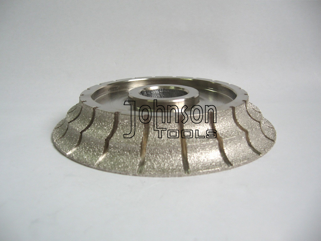 Special Type Vacuum Brazed Diamond Tools For Shaping Granite / Marble