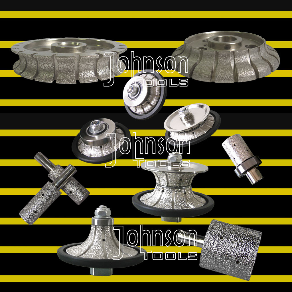 Vacuum Brazed Diamond Tools for Cutting / Shaping / Curving Stone