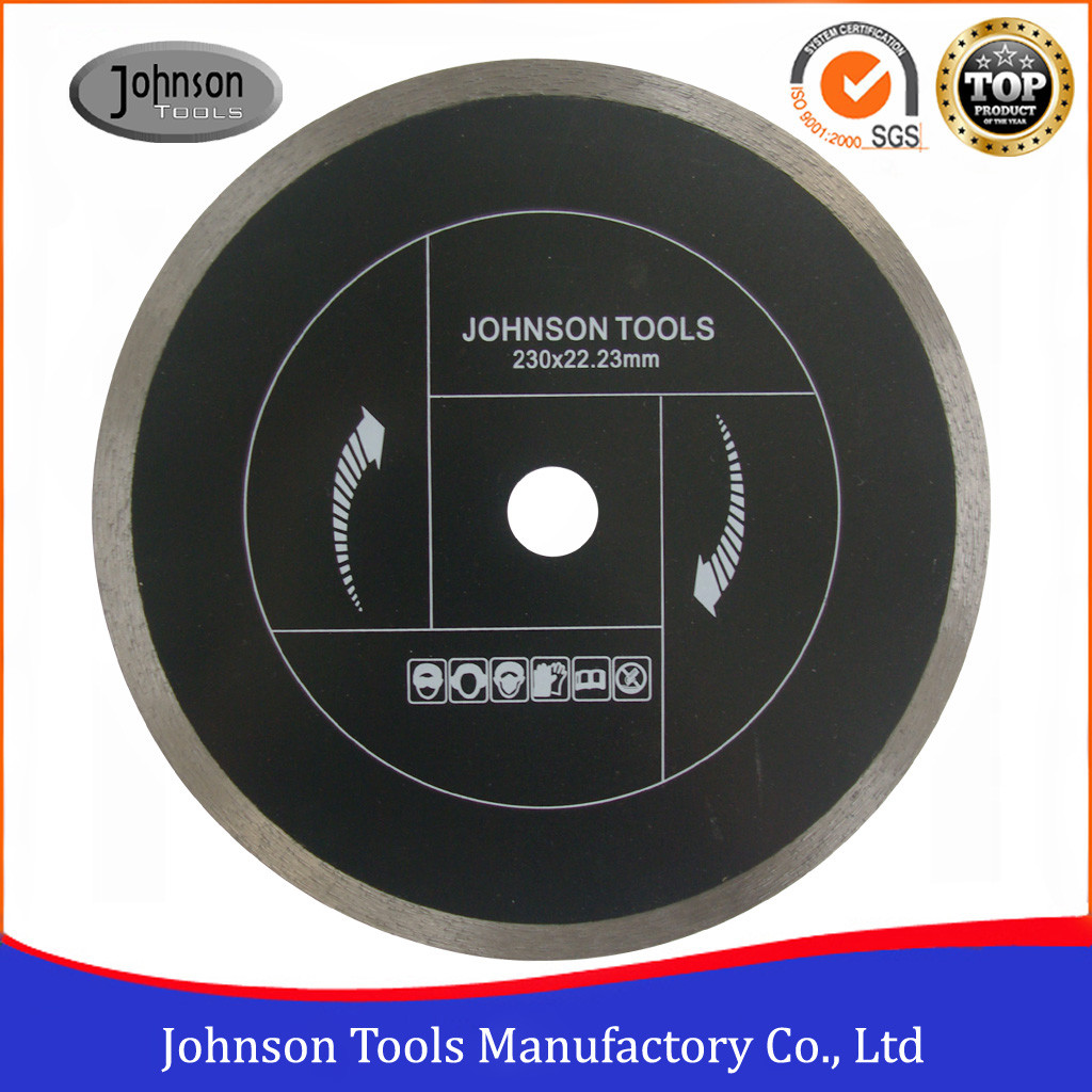 230mm Diamond Sintered Continuous Rim Ceramic Tile Saw Blades For ...
