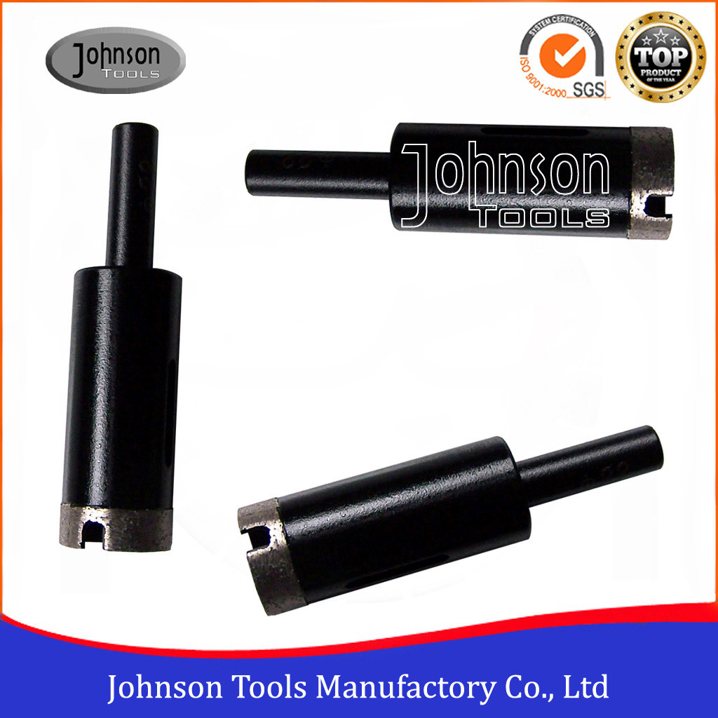 Silver Welded Diamond Core Bit Granite Drilling Bit With 3/8 Inch Shaft