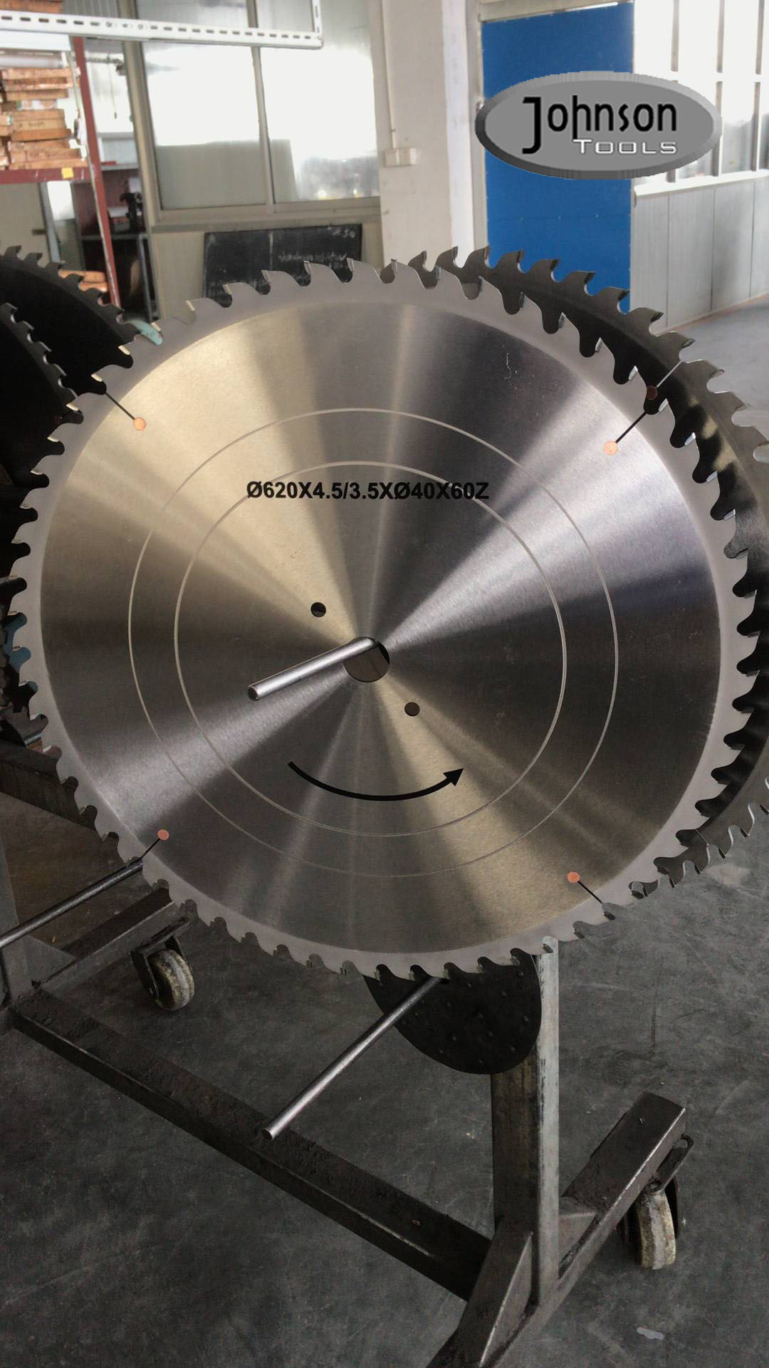 OD620mm Tct Saw Blade Aluminum Sharp Cutting Blade With Trapezoid Teeth