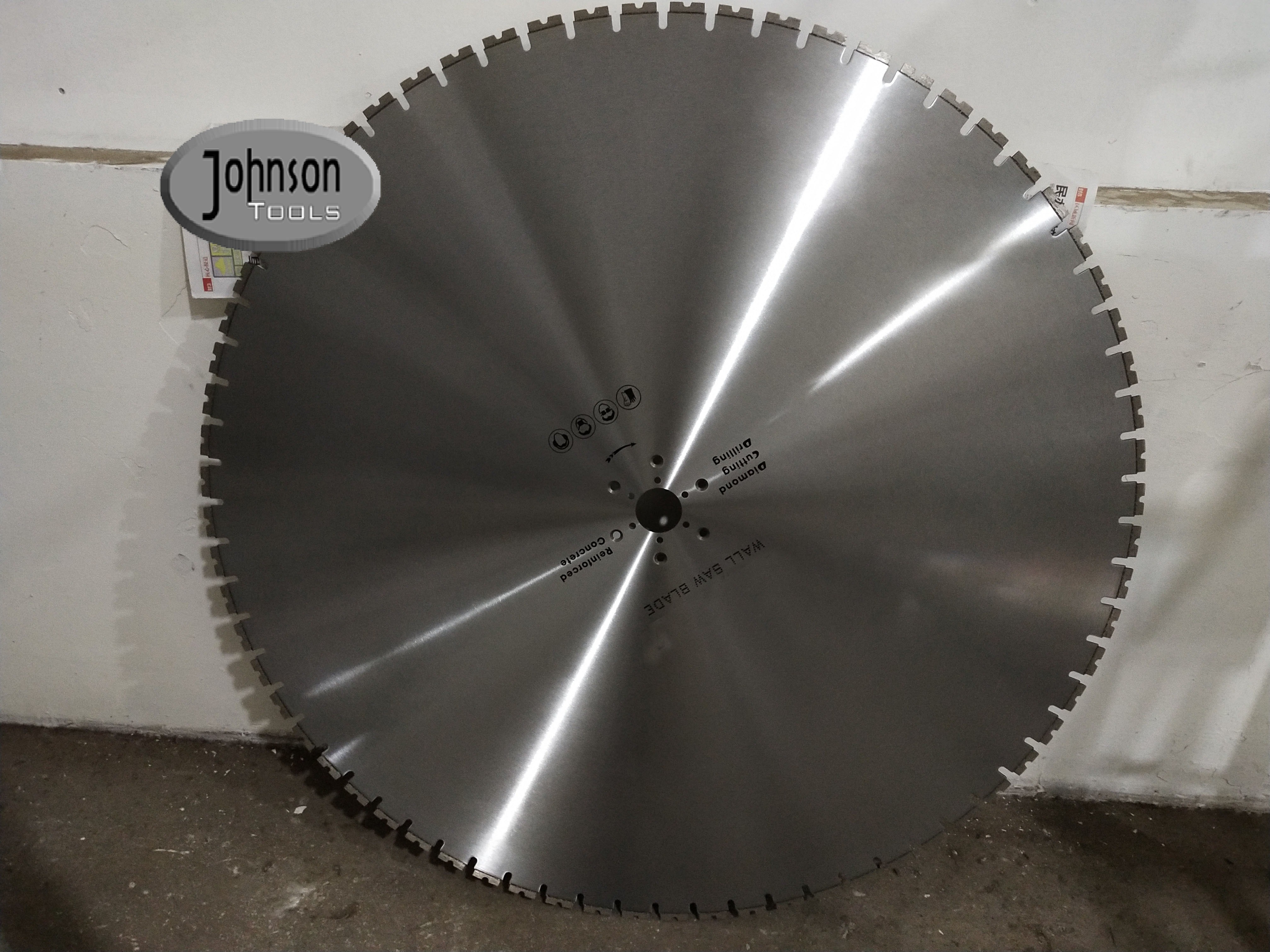 1200mm Single U Tooth Diamond Wall Saw Blades , Concrete Cutting Saw ...