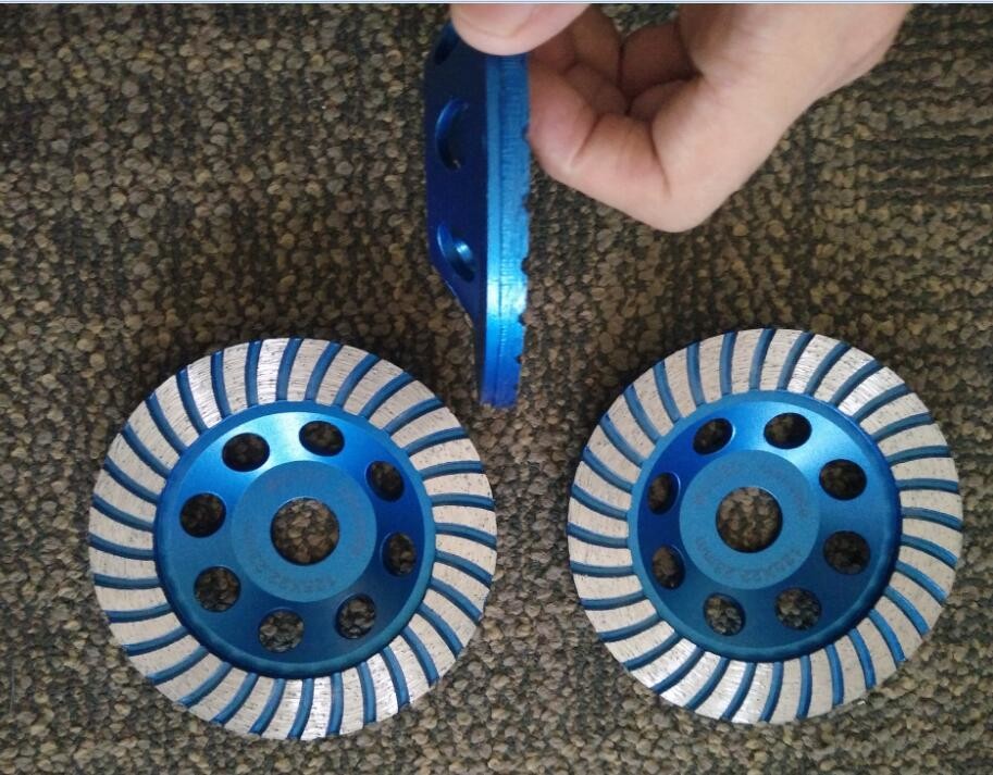 5inch 125mm Turbo Cup Wheel , 5 Diamond Grinding Disc For Concrete