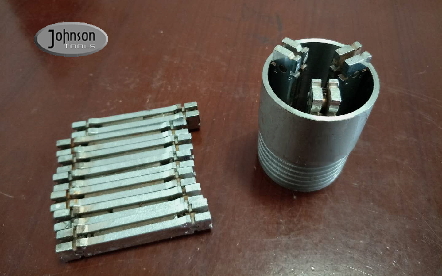 Brazed Holder Welding Magnets Diamond Segments For Diamond Core Bit ...